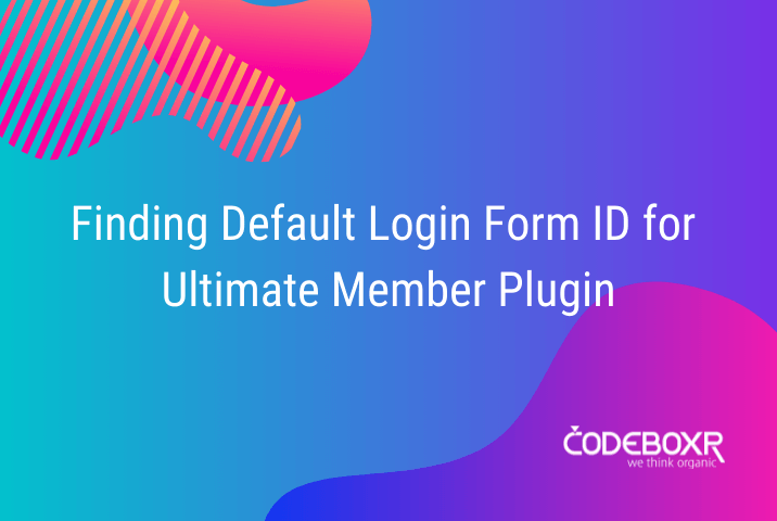 Finding Default Login Form ID for Ultimate Member Plugin | Codeboxr